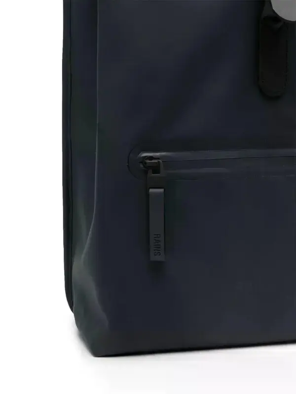 Rains Roll-top Buckled Backpack - Blue