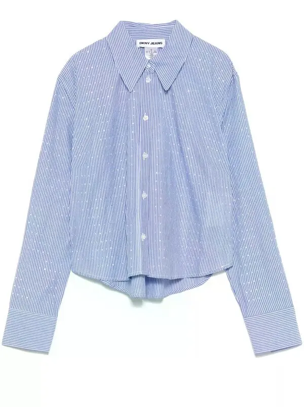 Dkny Striped Poplin Shirt