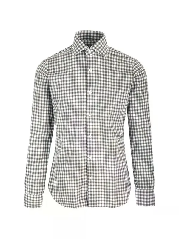 BARBA NAPOLI Check-print Shirt