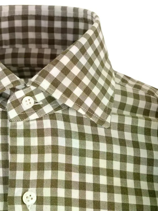 BARBA NAPOLI Check-print Shirt