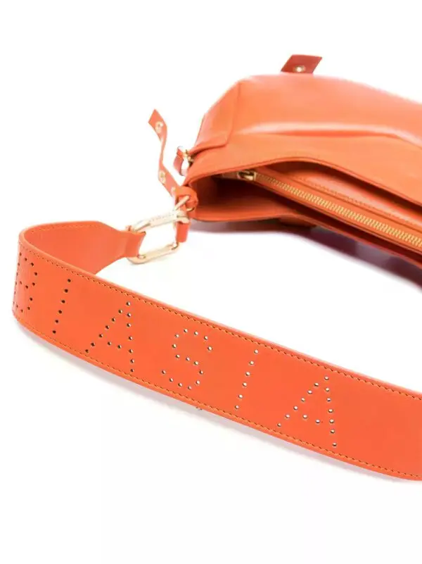 BIASIA Leather Shoulder Bag - Orange