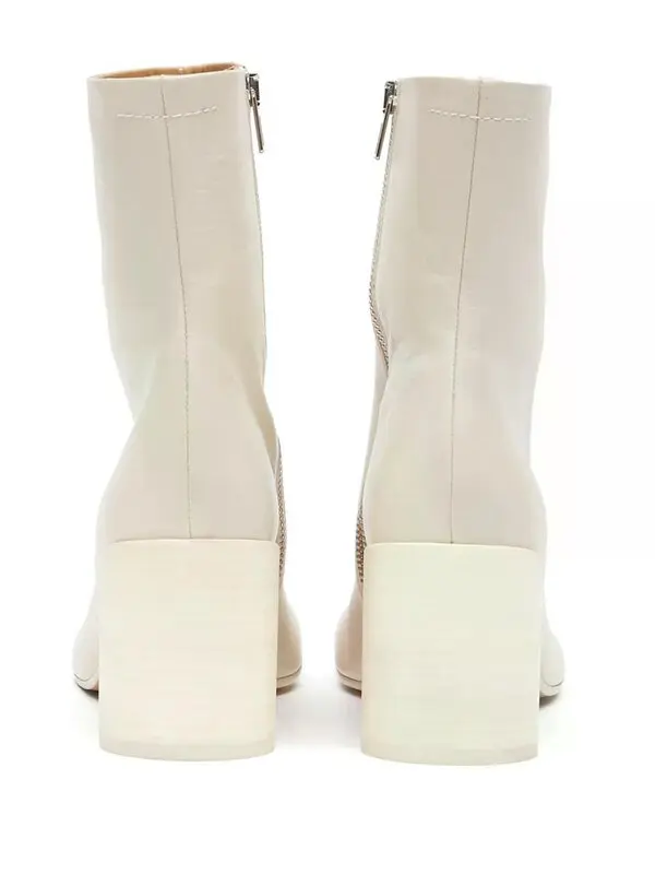 MAISON MARGIELA Anatomic 70mm Leather Ankle Boots