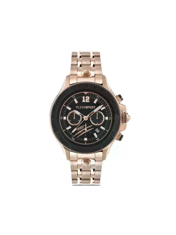 PLEIN SPORT Warrior Tech 47.5mm Chronograph Watch - Black