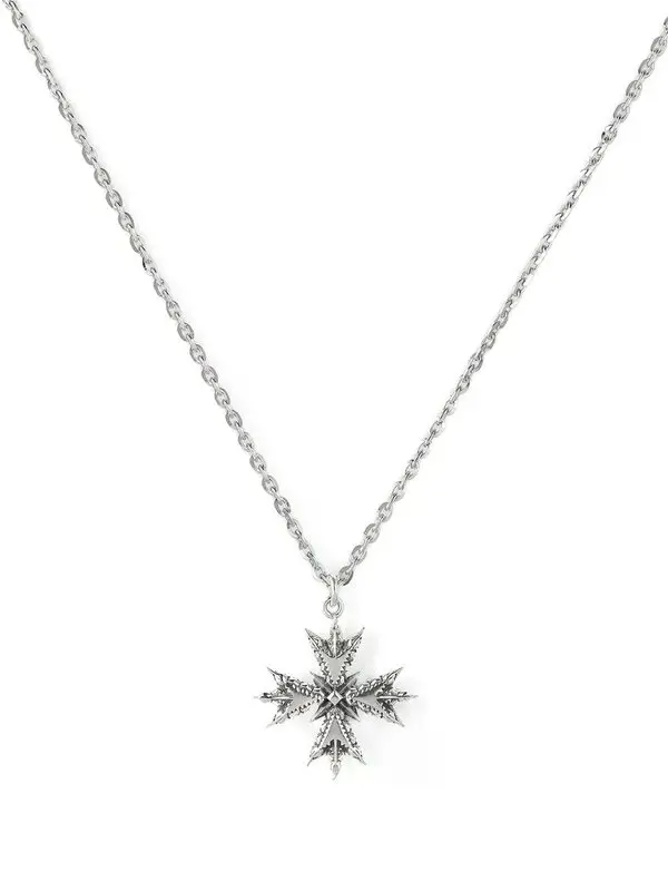 Emanuele Bicocchi Crest Sterling Necklace - Silver