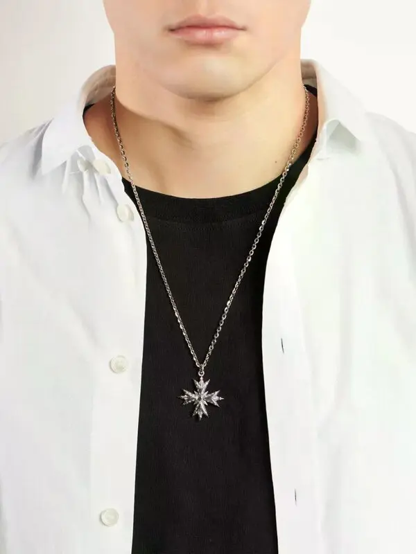 Emanuele Bicocchi Crest Sterling Necklace - Silver