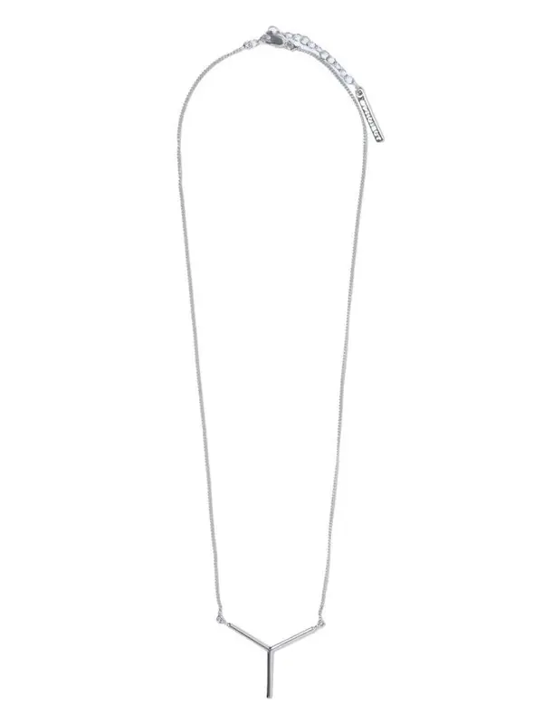 Y/project Mini Y Pendant Necklace - Silver