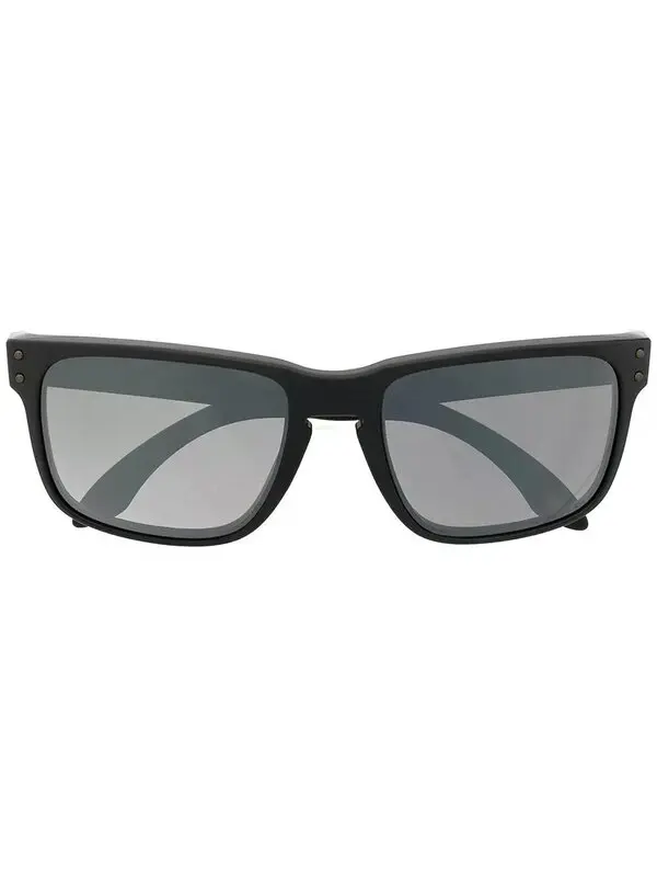 Oakley Square-frame Logo-embellished Sunglasses - Black