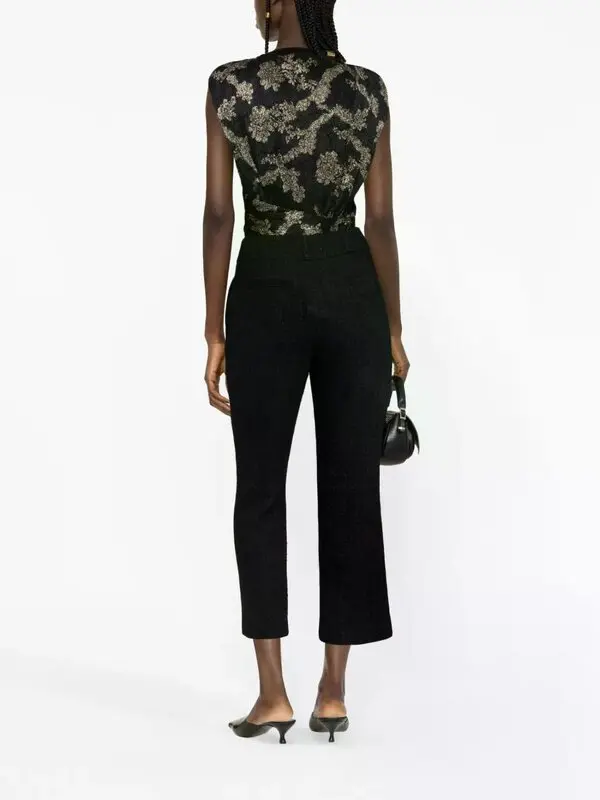 IRO PARIS Bouclé Straight-leg Cropped Trousers
