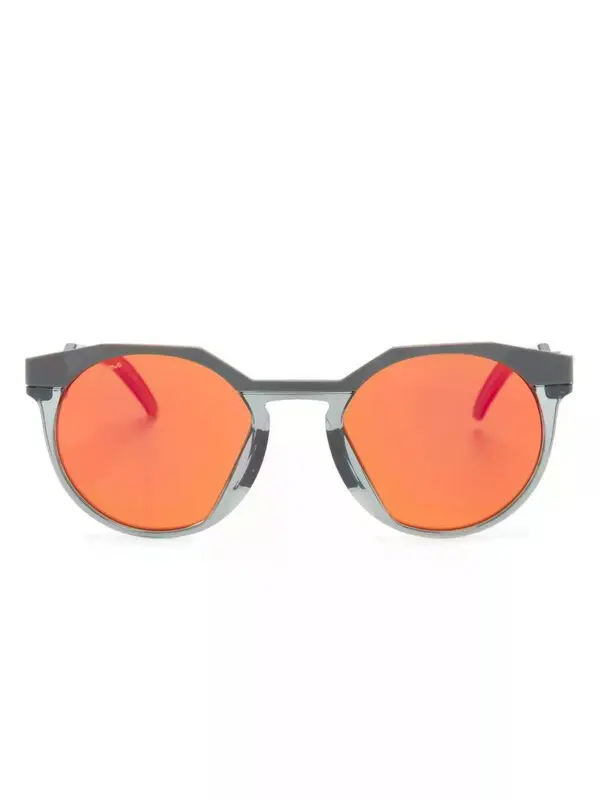 Oakley Hstn Round-frame Sunglasses - Grey