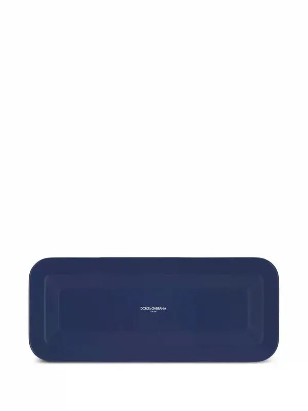Dolce & Gabbana Small Mediterraneo-print Wooden Tray