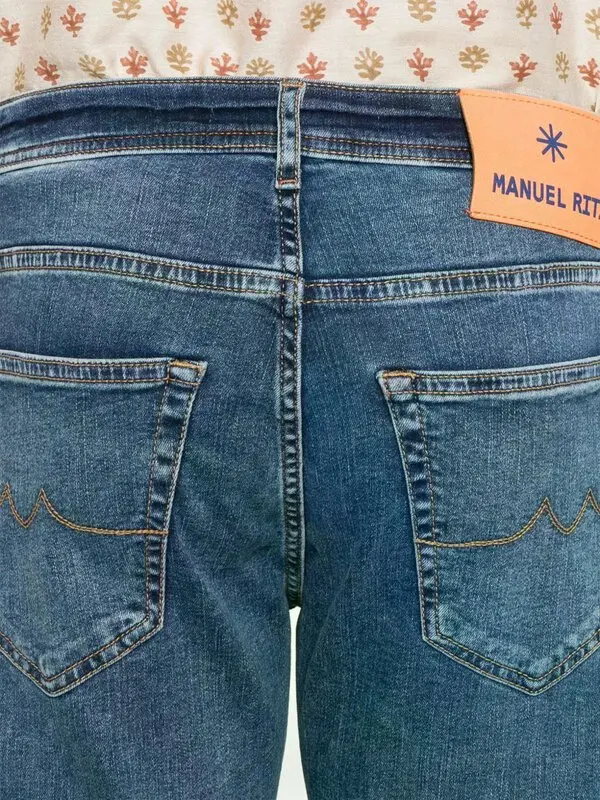 MANUEL RITZ Logo-patch Jeans