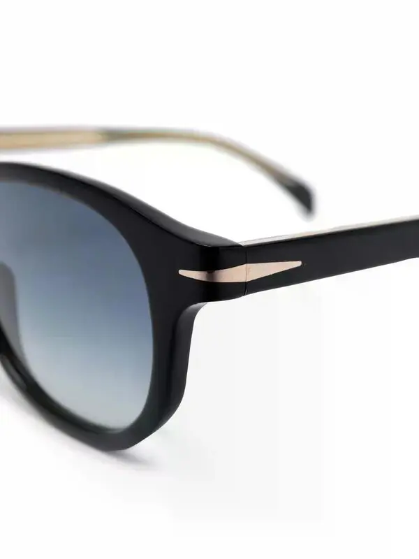 DB EYEWEAR BY DAVID BECKHAM Round-frame Gradient Sunglasses