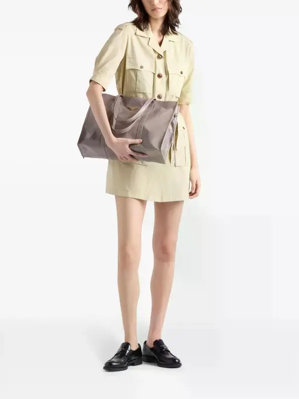 Prada Large Leather Tote Bag