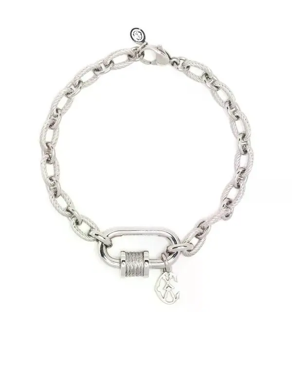 CHARRIOL Forever Lock Rope-detail Bracelet - Silver