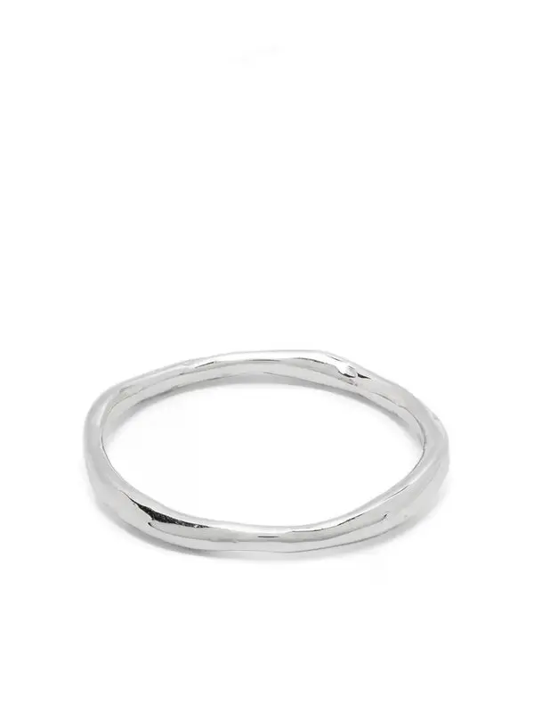 WOUTERS & HENDRIX 18kt White Gold Organic Ring - Silver