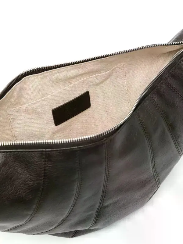 LEMAIRE Medium Pearls Croissant Shoulder Bag - Brown