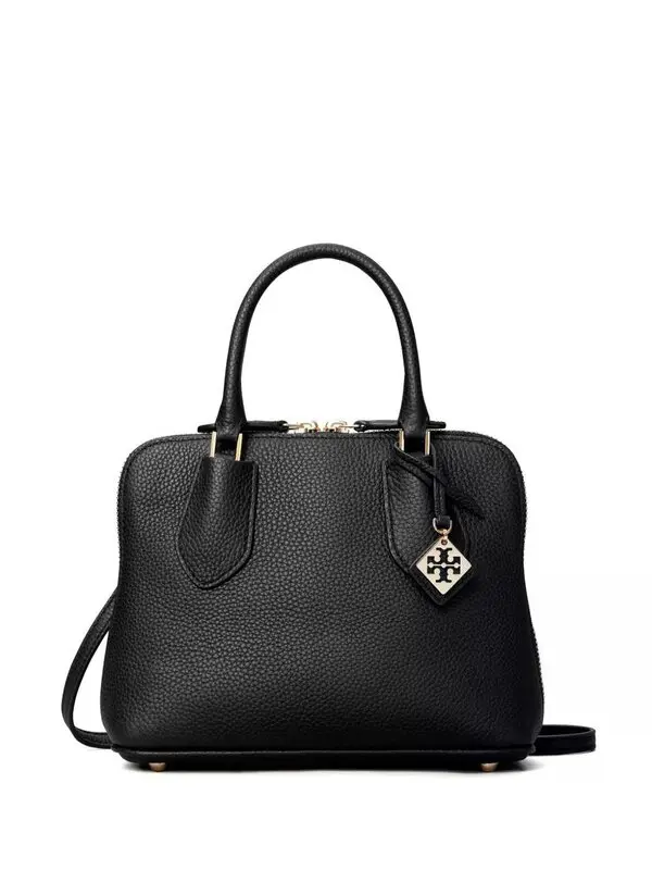Tory Burch Mini Swing Leather Satchel - Black