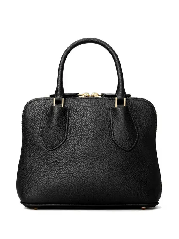 Tory Burch Mini Swing Leather Satchel - Black