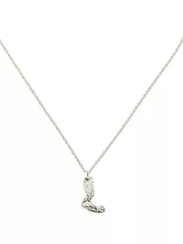 LOVENESS LEE L Alphabet Necklace - Silver