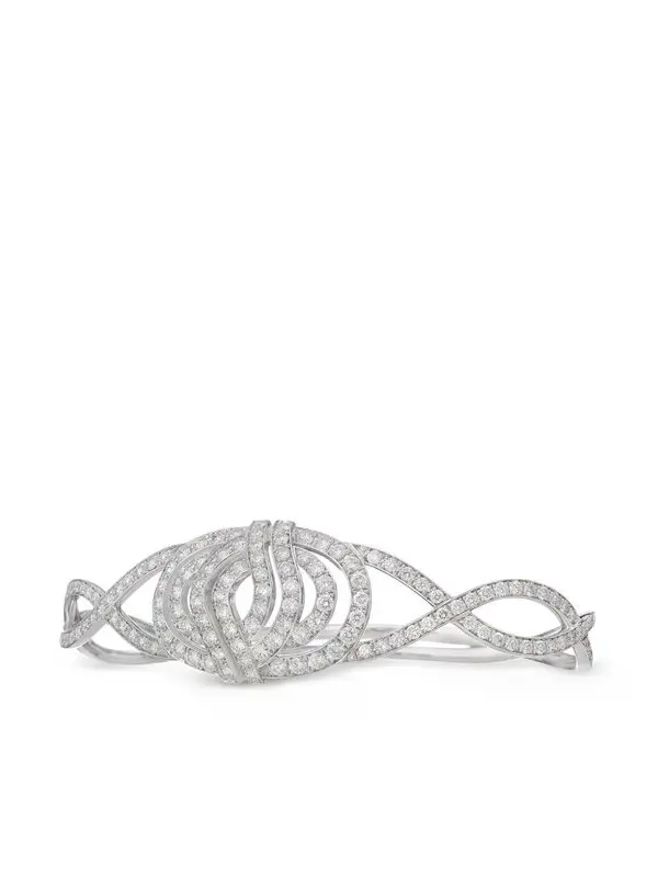 LILY GABRIELLA 18kt White Gold Diamond Infinitas Palm Bracelet