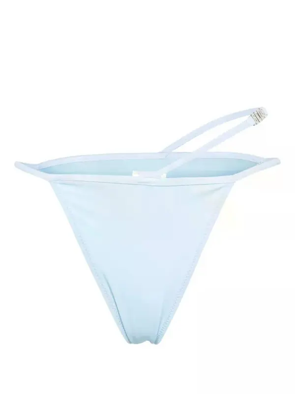 Gcds Sita Logo-plaque Bikini Bottoms - Blue