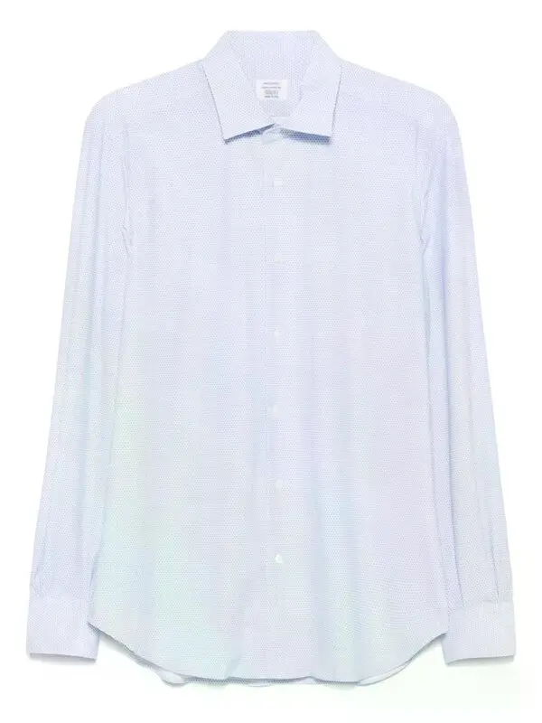 MAZZARELLI Printed Shirt - Blue