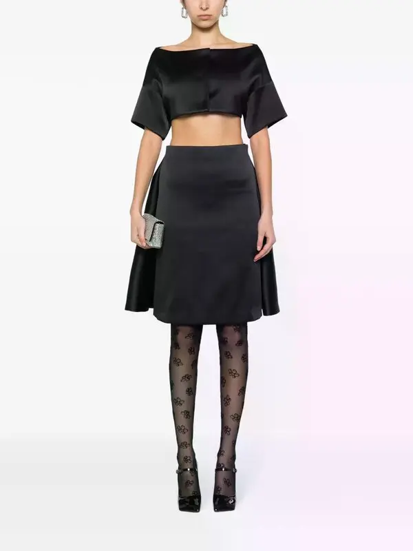 P.a.r.o.s.h Layered Detail Midi Skirt
