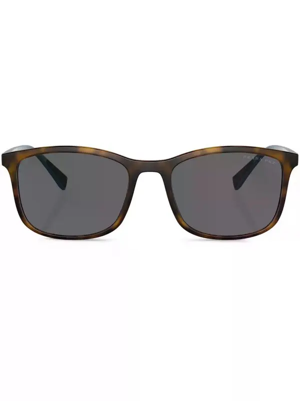 Prada Square-frame Sunglasses - Brown