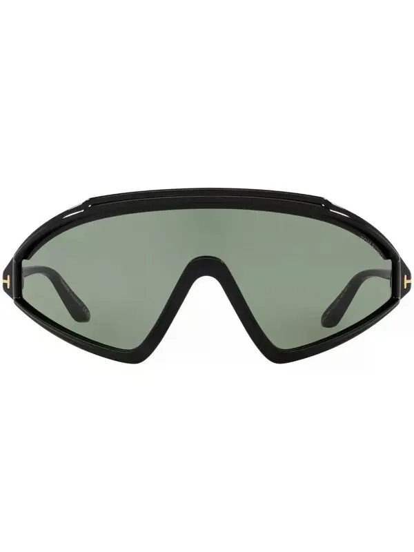TOM FORD Lorna Shield-frame Sunglasses - Black
