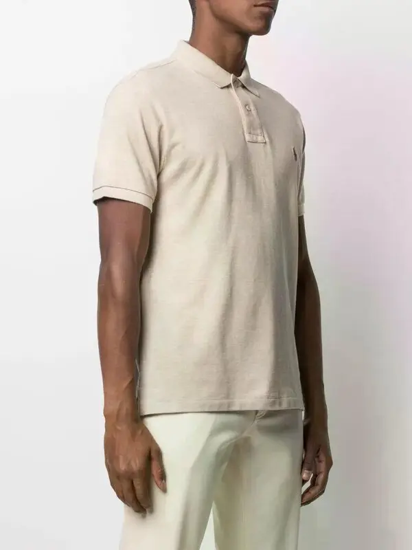 Polo Ralph Lauren Logo-embellished Polo Shirt - Neutrals