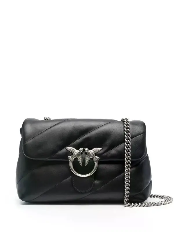 Pinko Medium Love Classic Puff Shoulder Bag - Black