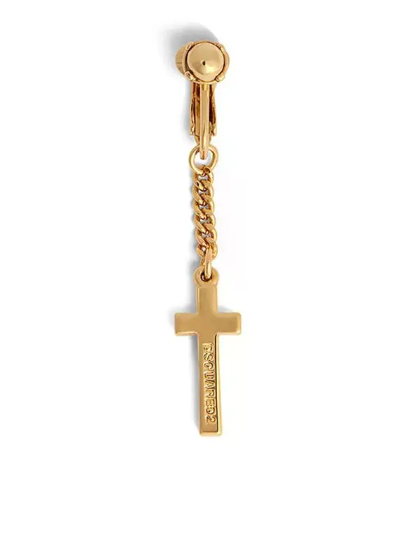 Dsquared2 Cross-pendant Single Earring - Gold