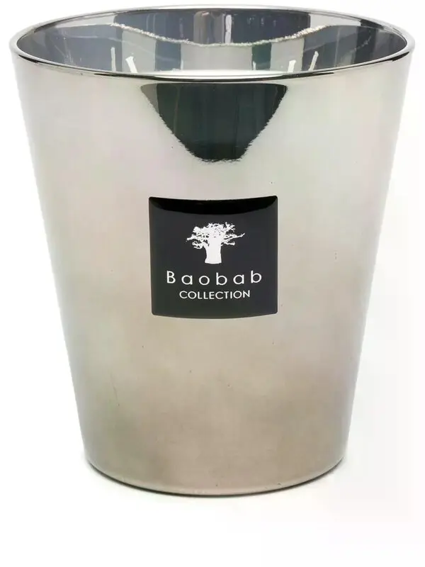 BAOBAB COLLECTION Platinum Max 16 Scented Candle - Silver