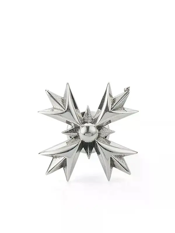 Emanuele Bicocchi Crest Stud Earring - Silver