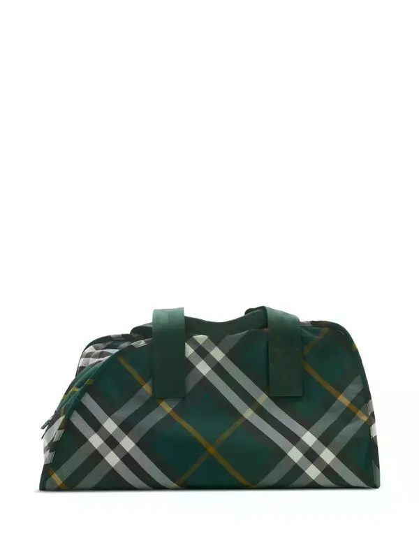 Burberry Check-pattern Duffle Bag