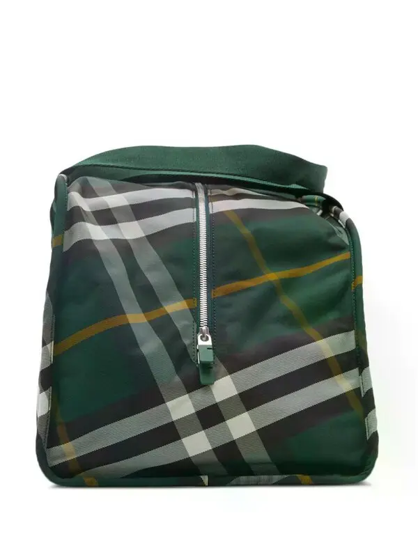 Burberry Check-pattern Duffle Bag