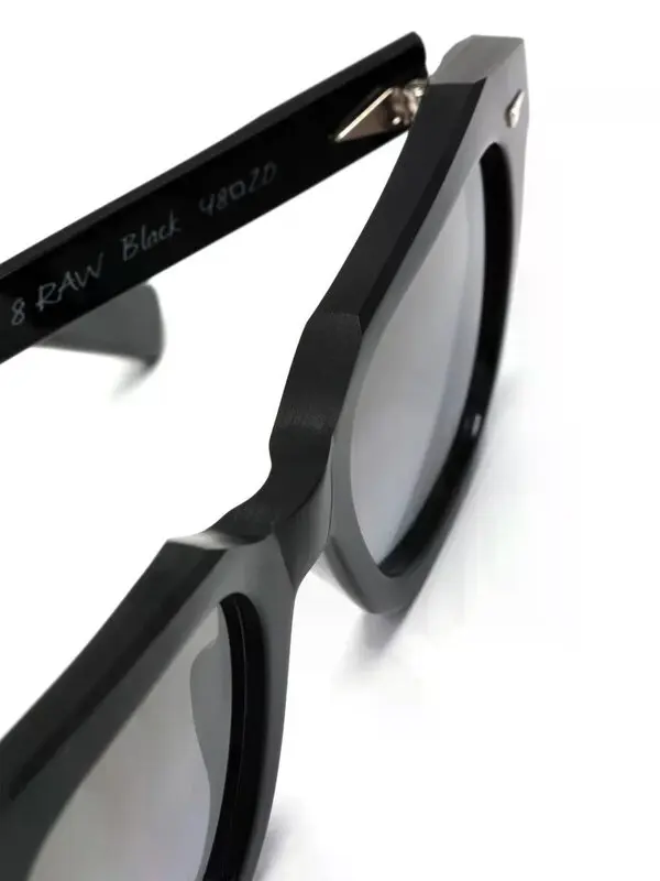 AHLEM Pont Mirabeau Wayfarer Sunglasses - Black