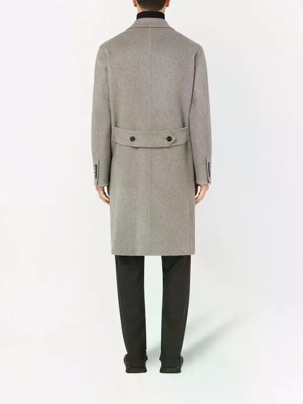 Dolce & Gabbana Double-breasted Cashmere Coat - Grey