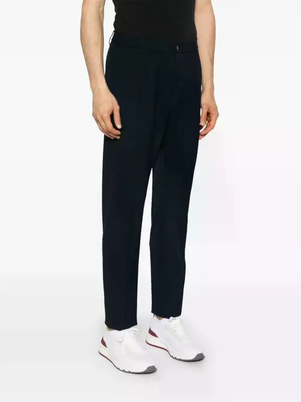 Emporio Armani Piped-trim Trousers
