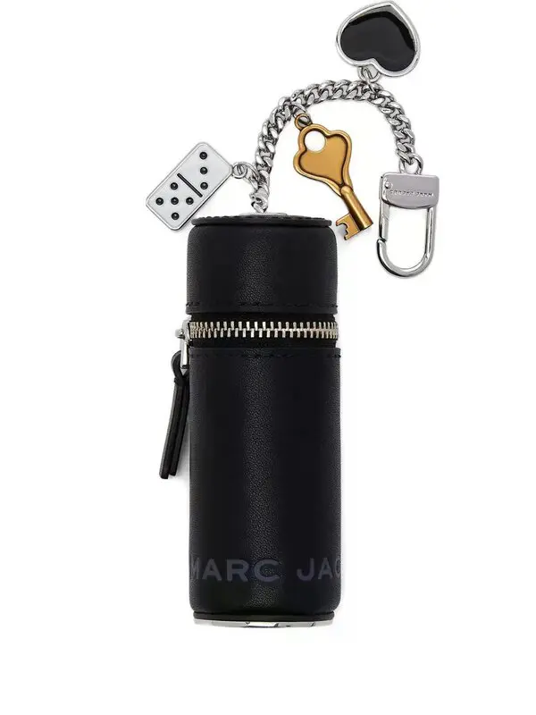 Marc Jacobs The Leather Lipstick Case - Black
