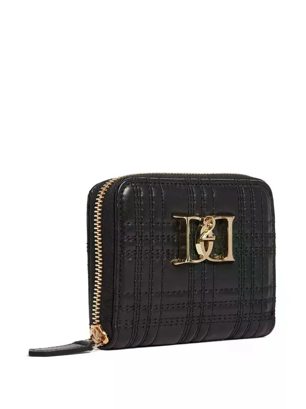 Dsquared2 Logo-plaque Leather Wallet - Black