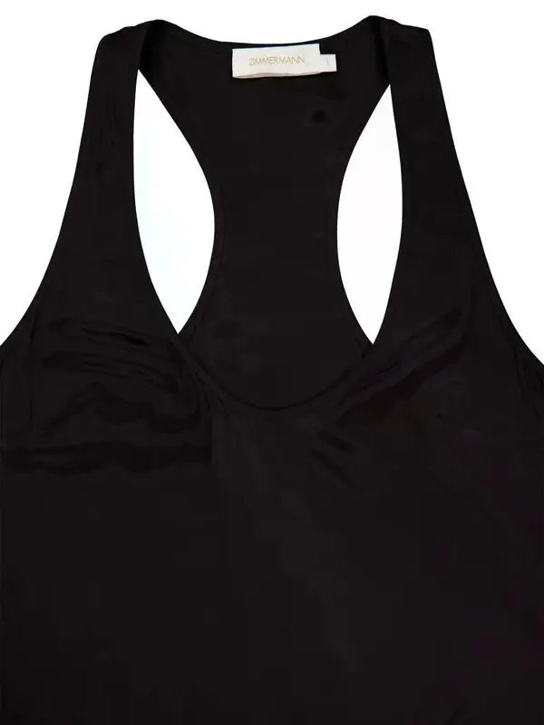 Zimmermann Racerback Silk Tank Top