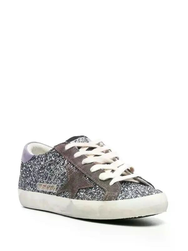 GOLDEN GOOSE Super-star Glitter Sneakers