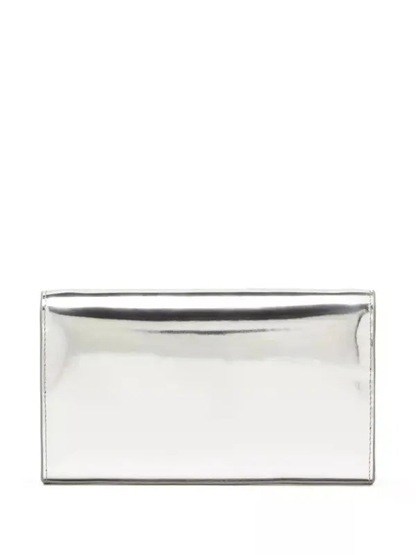 DIESEL® 1dr Leather Chain Wallet - Silver