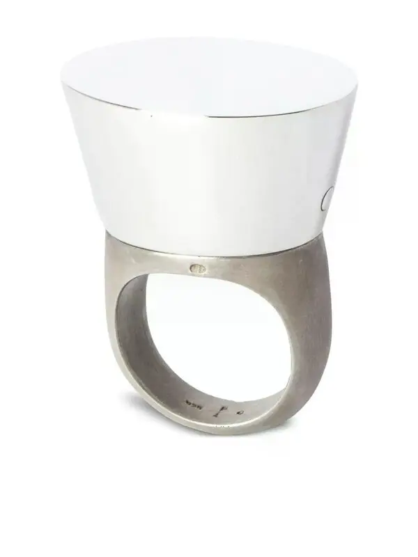PARTS OF FOUR Geo Sterling Ring - Silver