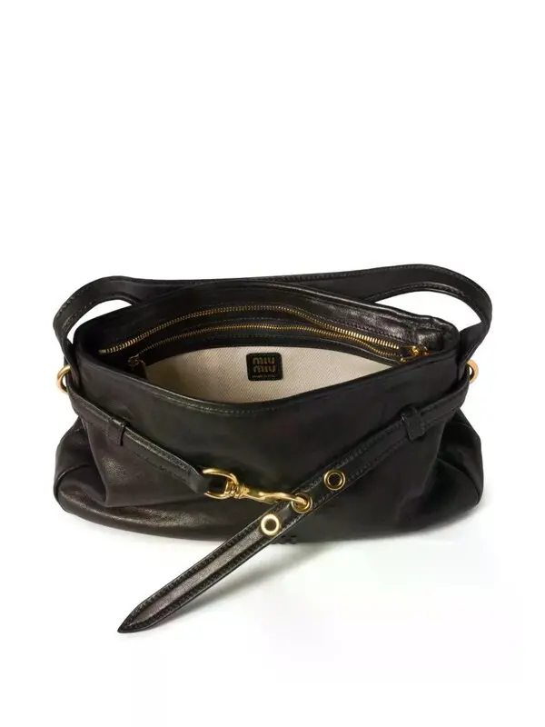 Miu Miu Aventure Shoulder Bag - Black