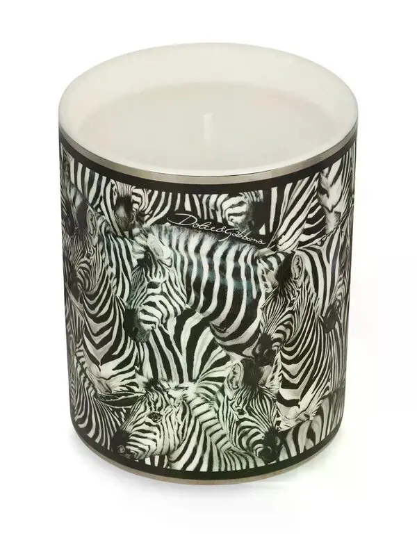 Dolce & Gabbana Zebra-print Scented Candle
