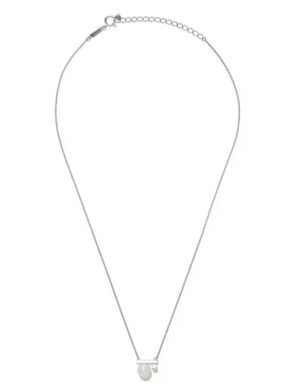 TASAKI 18kt White Gold Akoya Pearl And Diamond Pendant - Silver