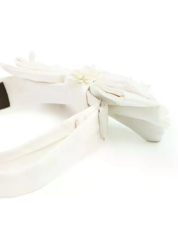 Biyan Bead-detailing Silk Bow Tie