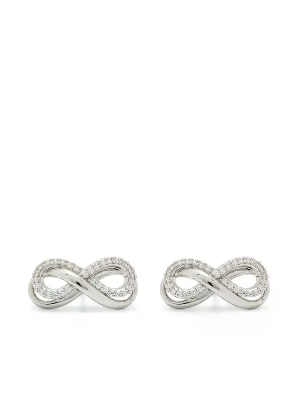 SWAROVSKI Hyperbola Stud Earrings - White